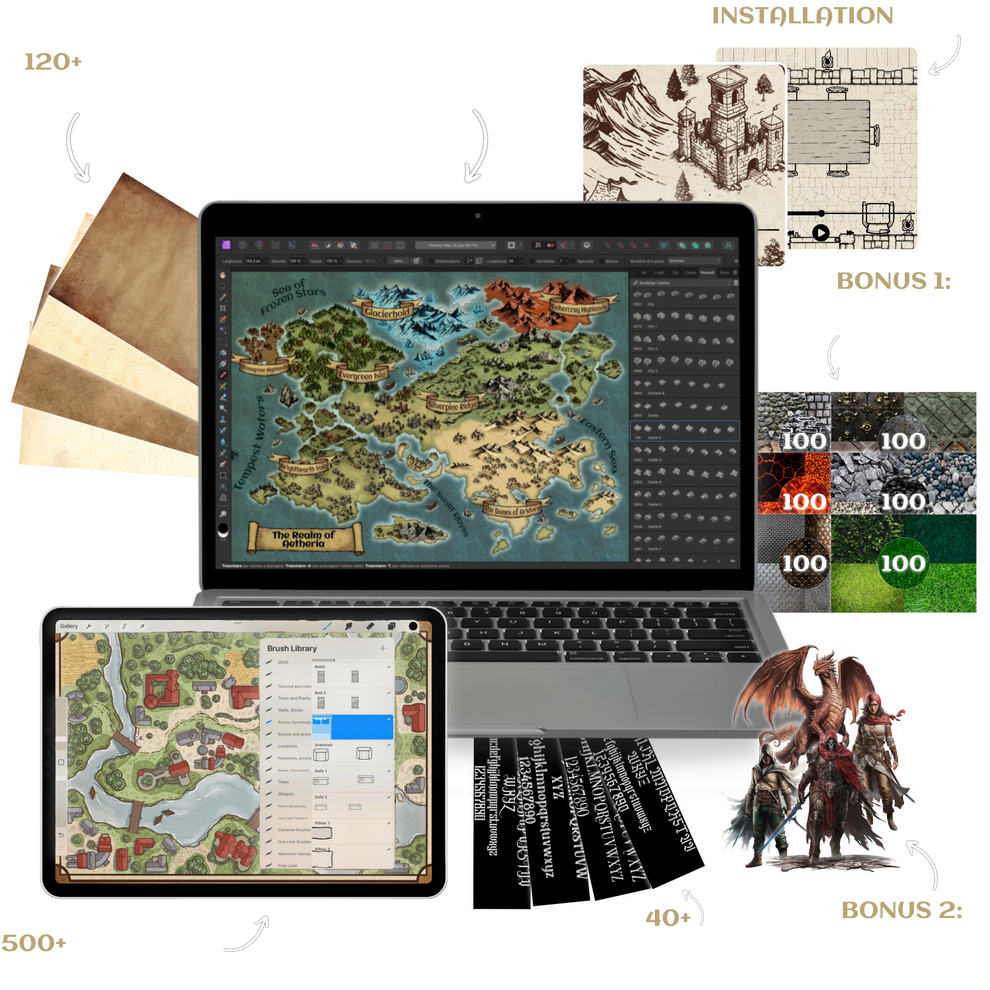 Complete RPG Map Making Bundle (P) – RPG Maps Forge