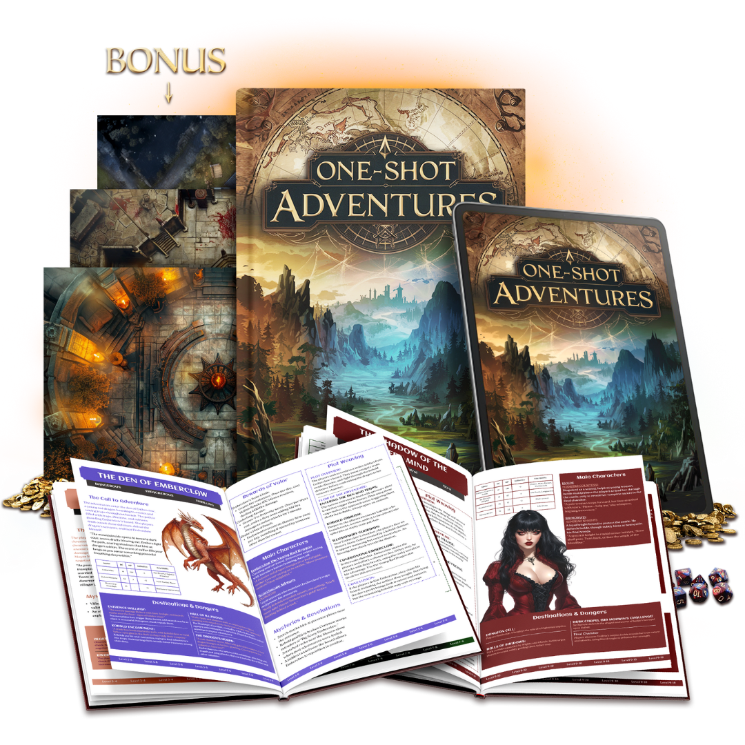 60 One-Shot Adventures – RPG Maps Forge