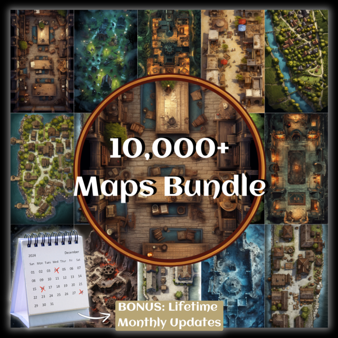 10,000+ RPG Maps Bundle – RPG Maps Forge