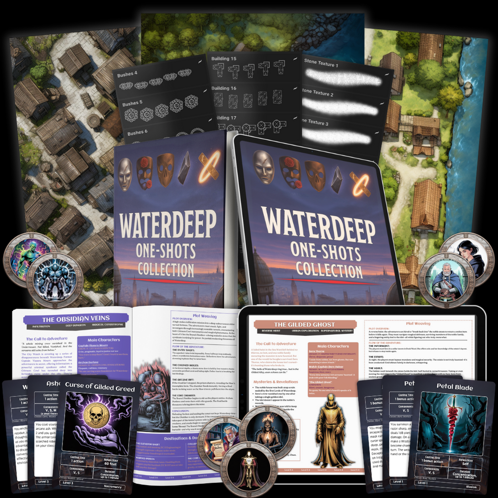 The Ultimate Waterdeep Bundle – RPG Maps Forge