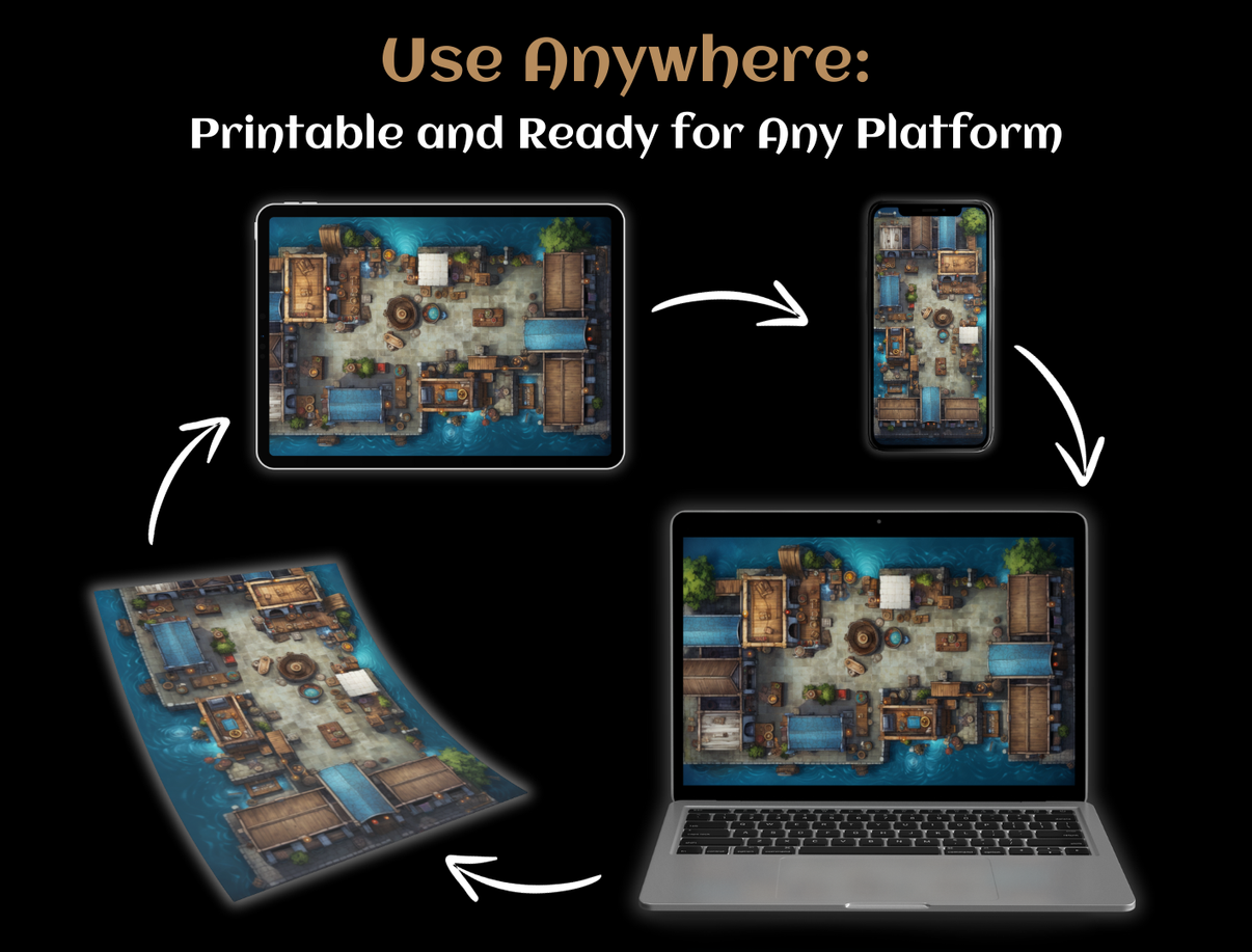 500+ Maps ready to use – RPG Maps Forge